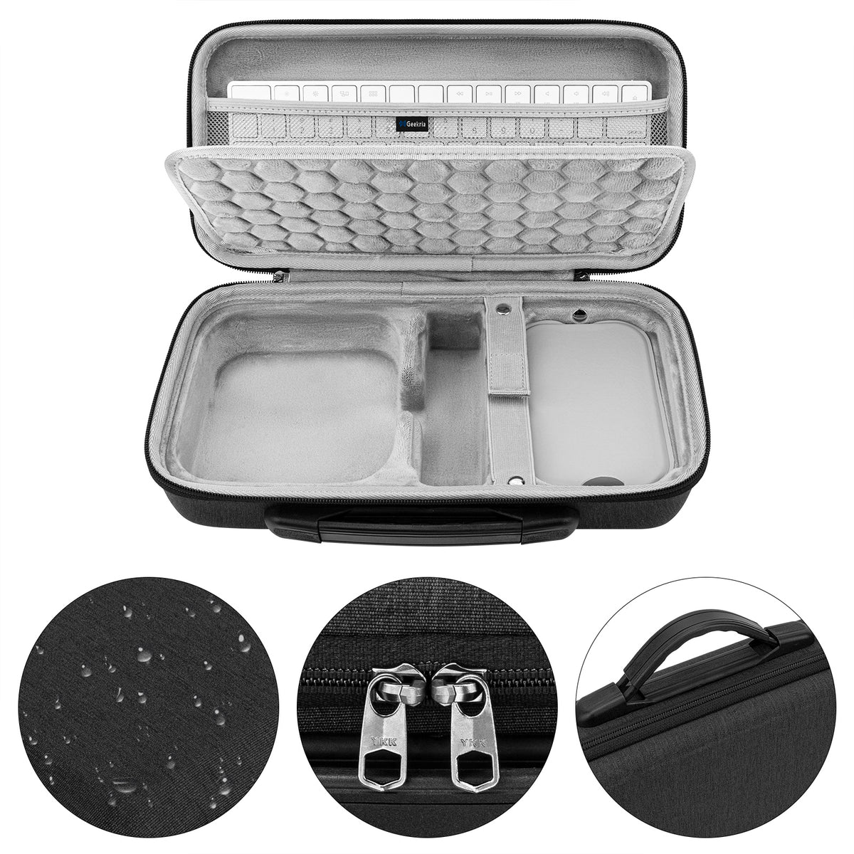 Geekria Hard Travel Case, Compatible with 2024 Mac Mini Desktop Comput