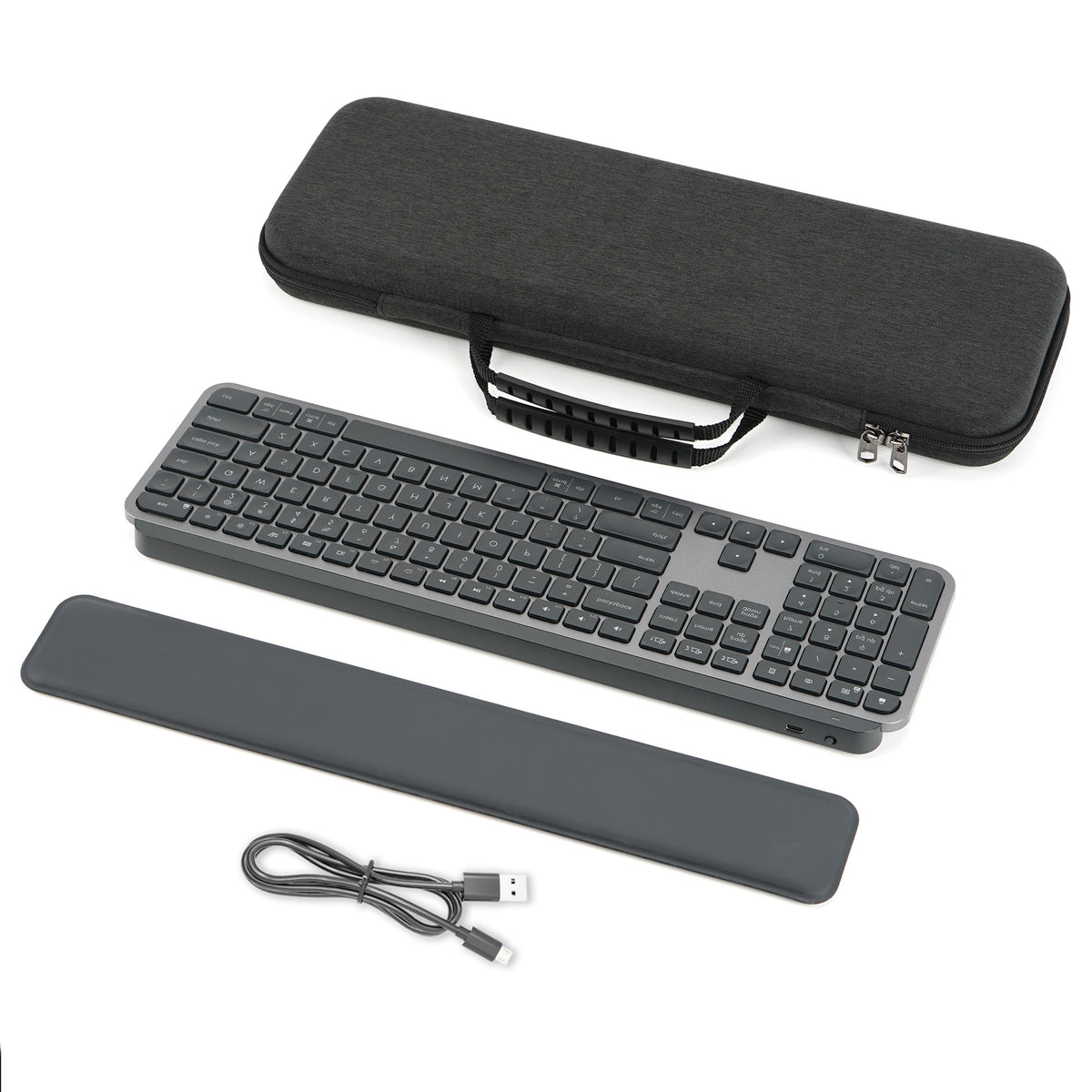 Geekria Keyboard Carrying Case, Hard Shell Travel Bag Compatible with