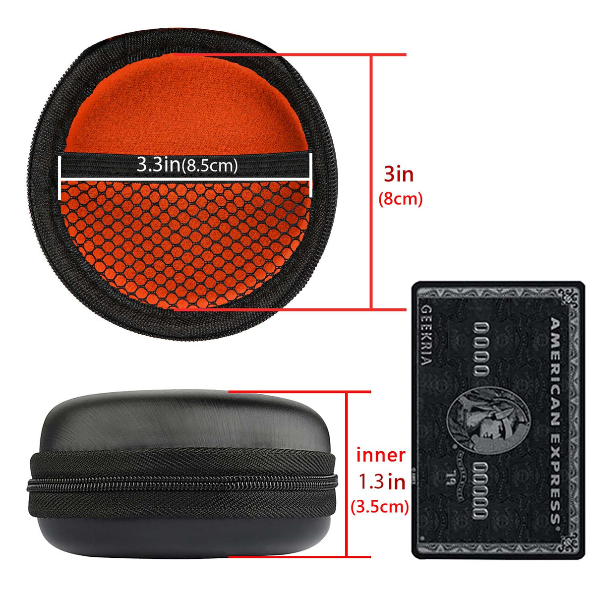 Geekria Shield Earbuds Case Compatible with Sony CRE-C10/CRE-E10/LinkB