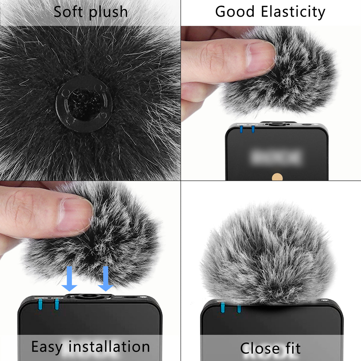 Geekria for Creators Furry Windscreen Compatible with Rode Wireless GO