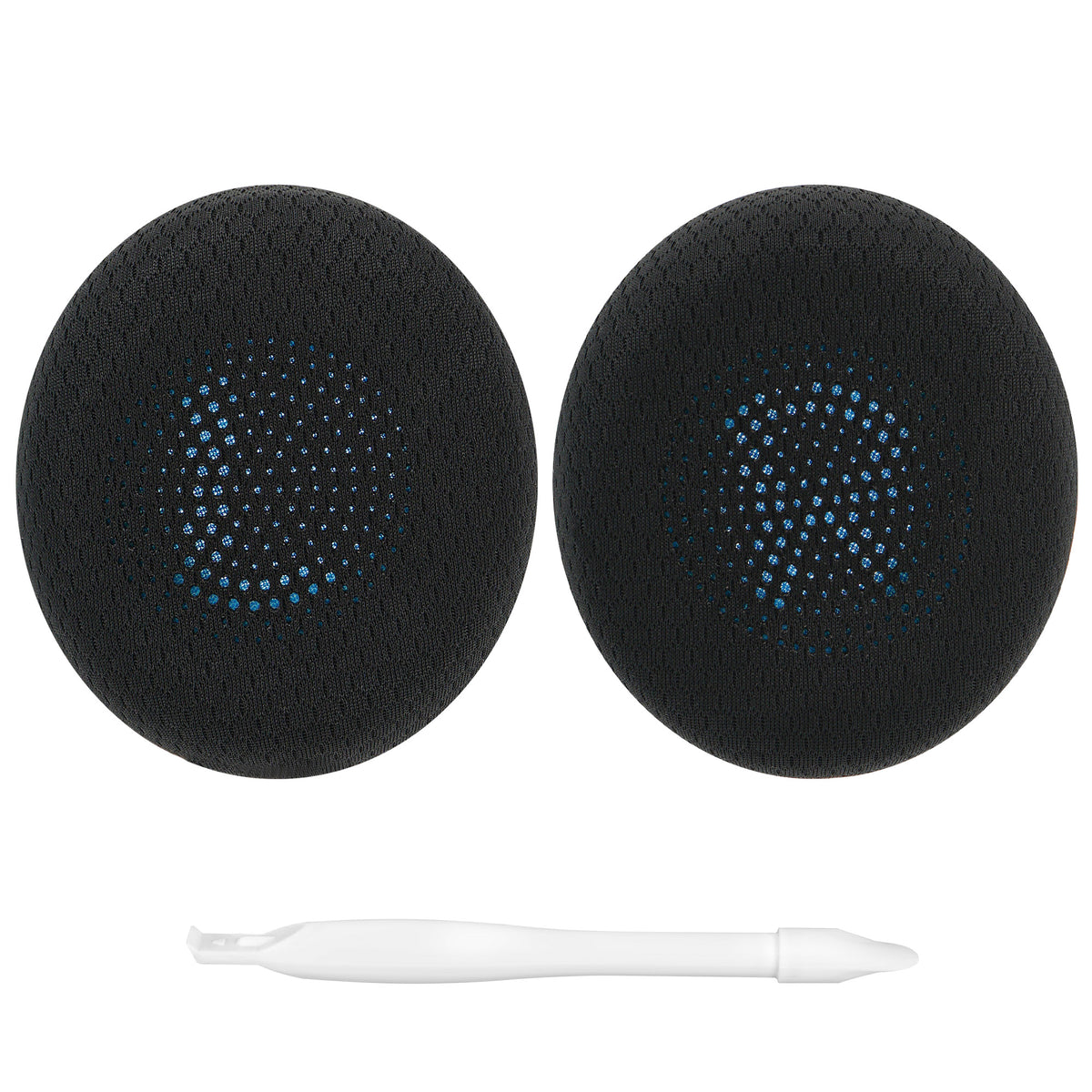 Geekria Comfort Mesh Fabric Replacement Ear Pads for Jabra Evolve2 65