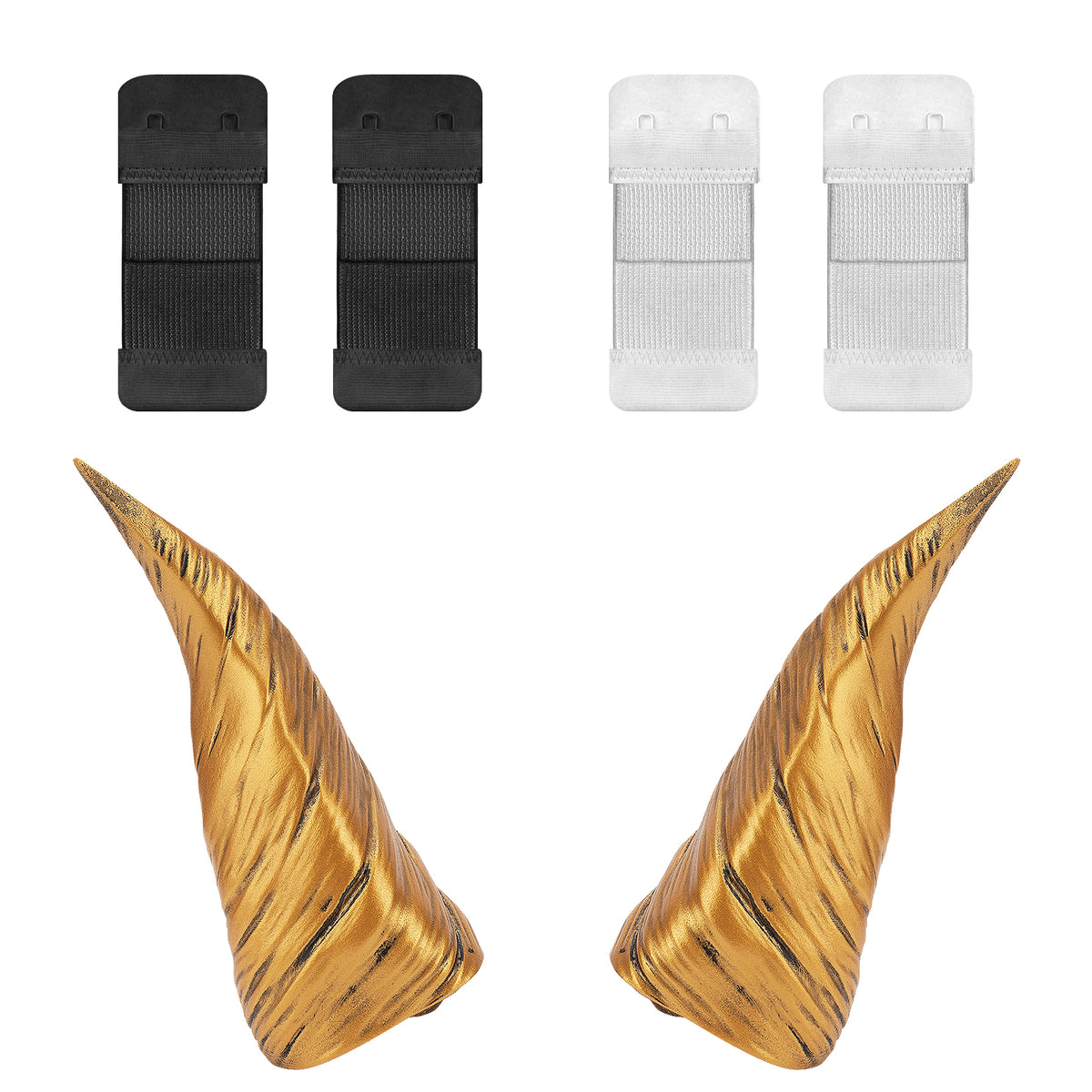 Geekria 3D Printed Demon Horns for Over Ear Headphones, Handmade Devil