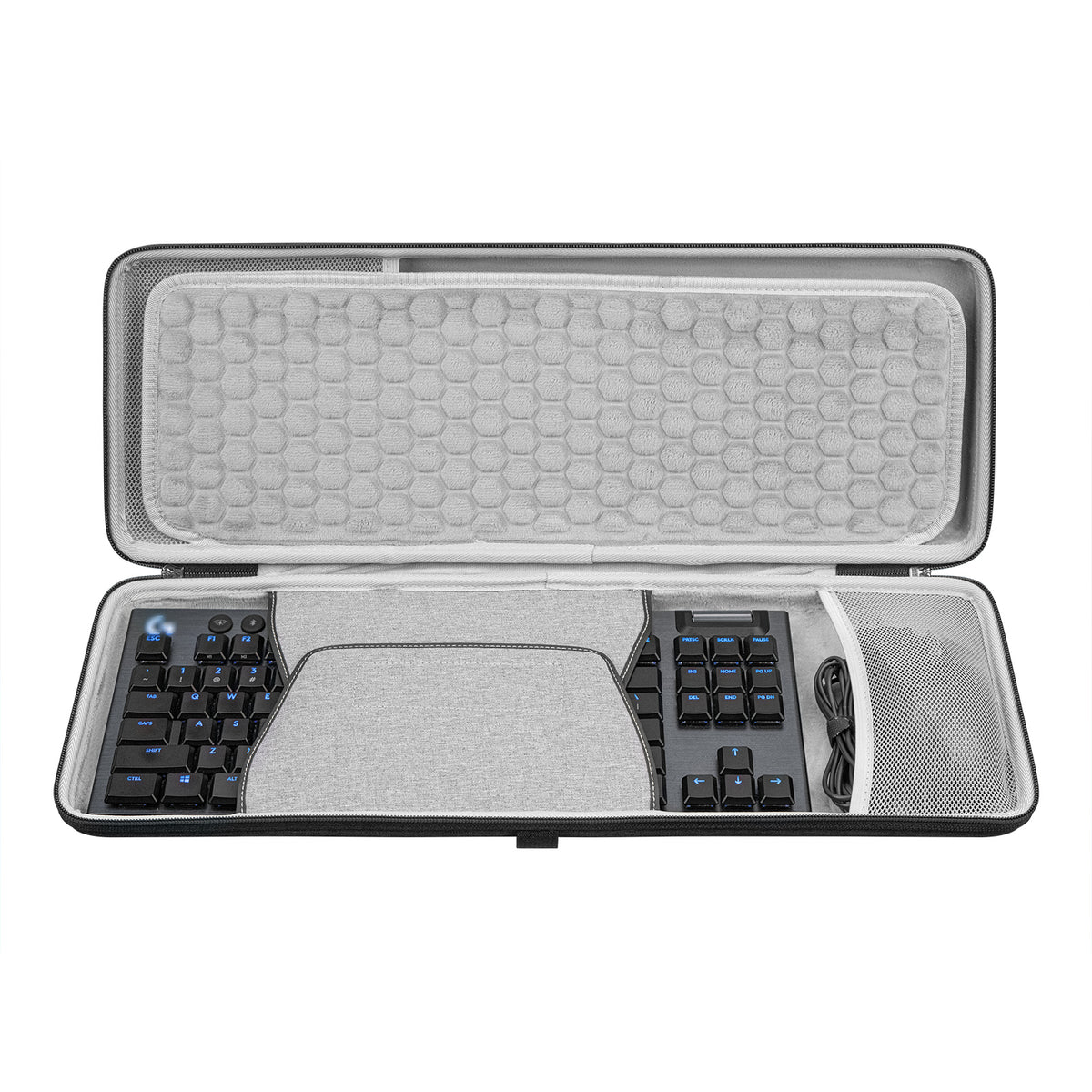 Geekria TKL Keyboard and Mouse Combo Hard Shell Case, Compatible with