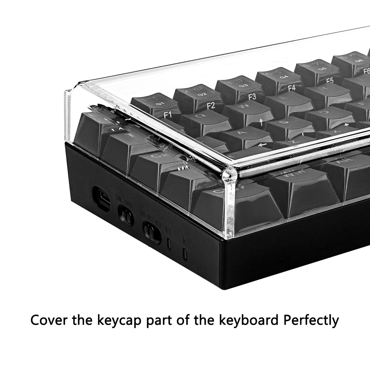 Geekria Premium Acrylic Keyboard Dust Cover for 60% Compact 61 Keys Ke