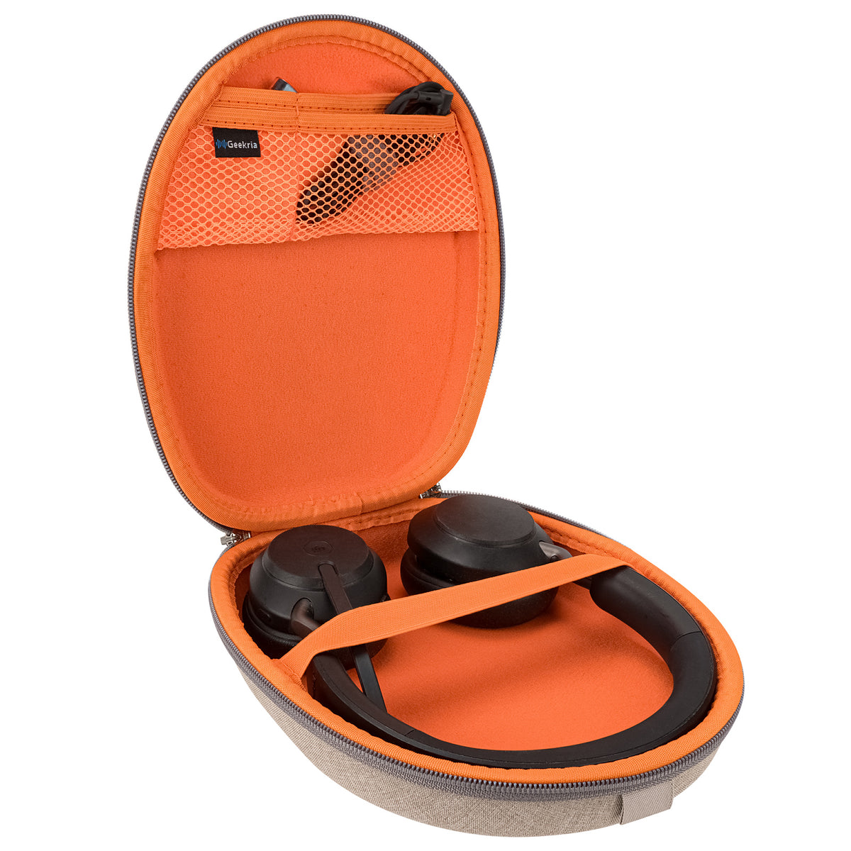 Geekria Shield Headphones Case for Lay Flat On-Ear Headphones, Replace
