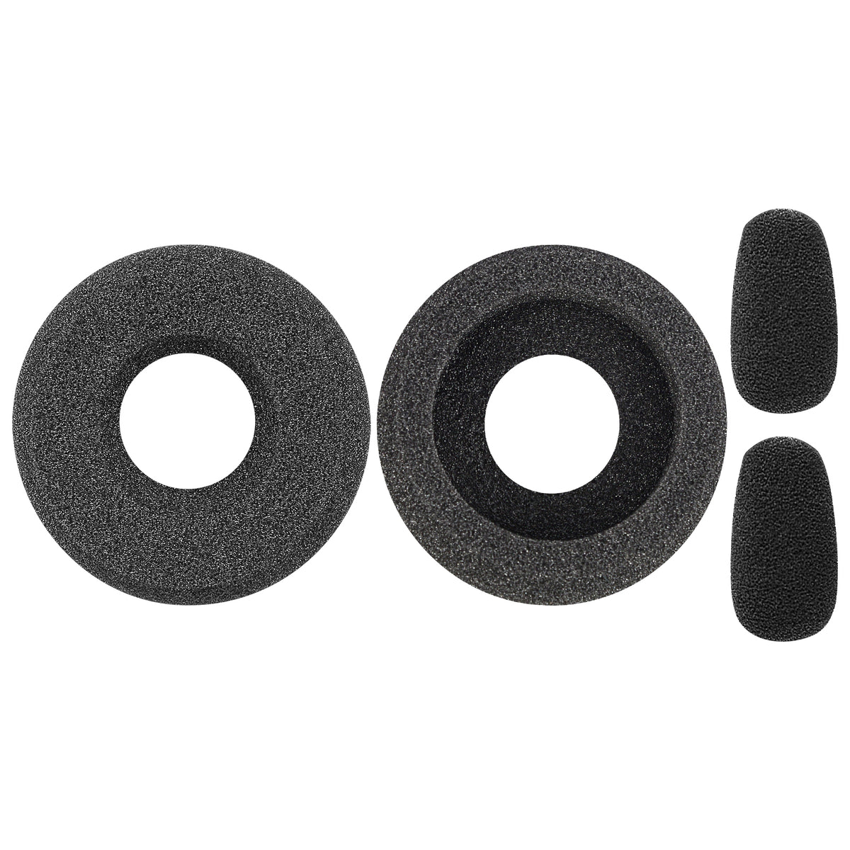 Geekria Comfort Foam Replacement Ear Pads + Mic Windscreen Foam Compat