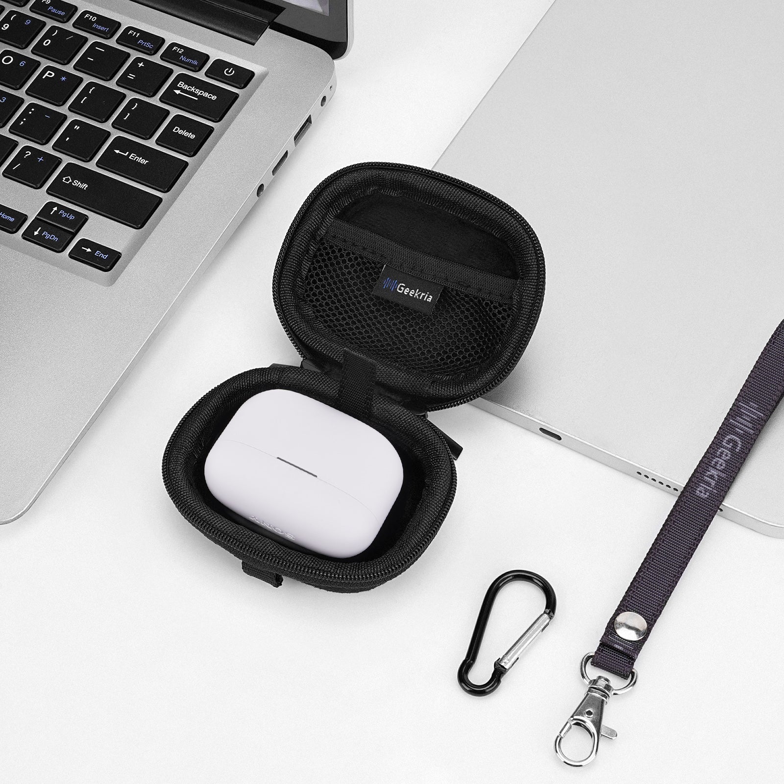 Geekria Shield Earbuds Case Compatible with Sony WF-1000XM6, XM4, WF-C