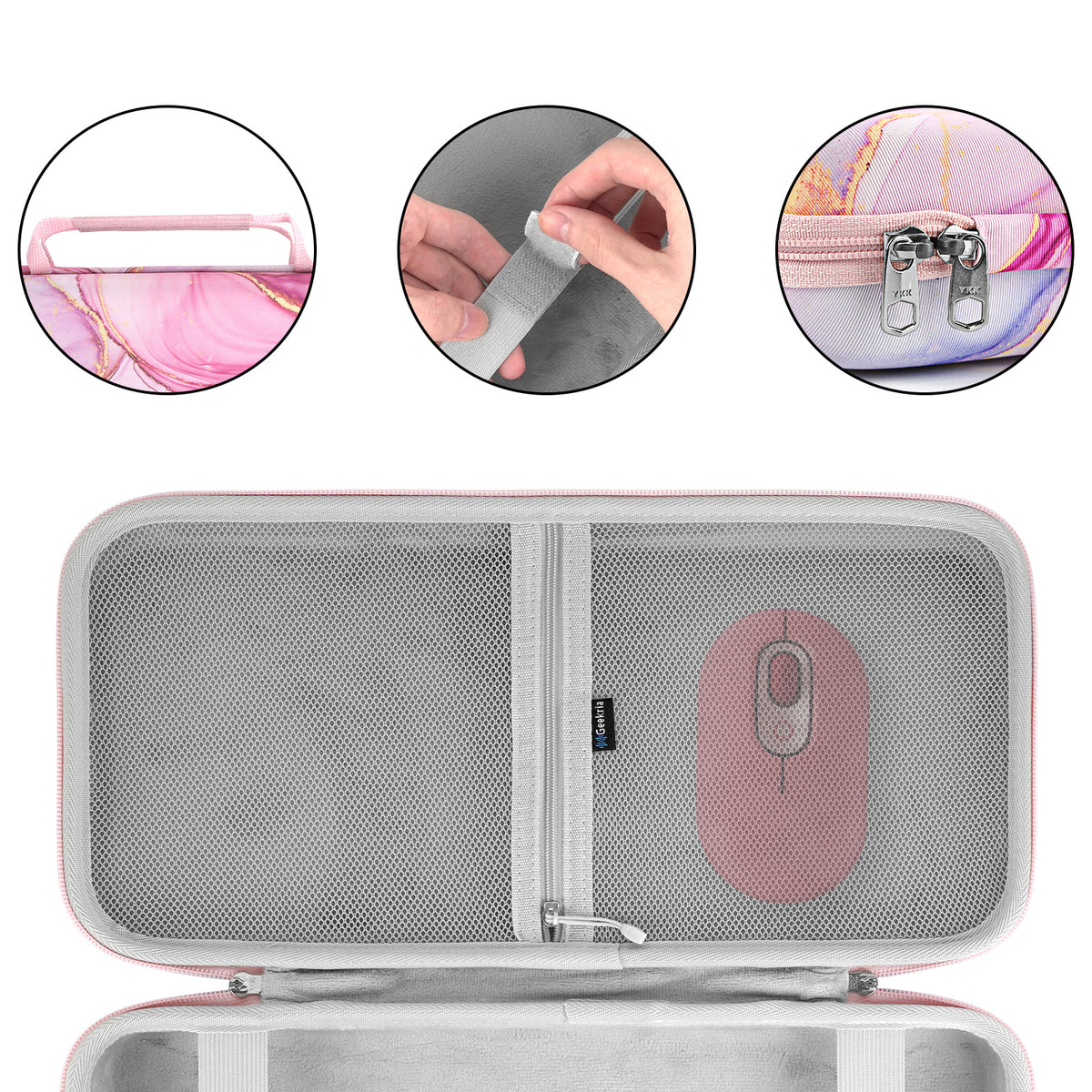 Geekria 75% Keyboard Case, Hard Shell Travel Carrying Bag for 84 Key P