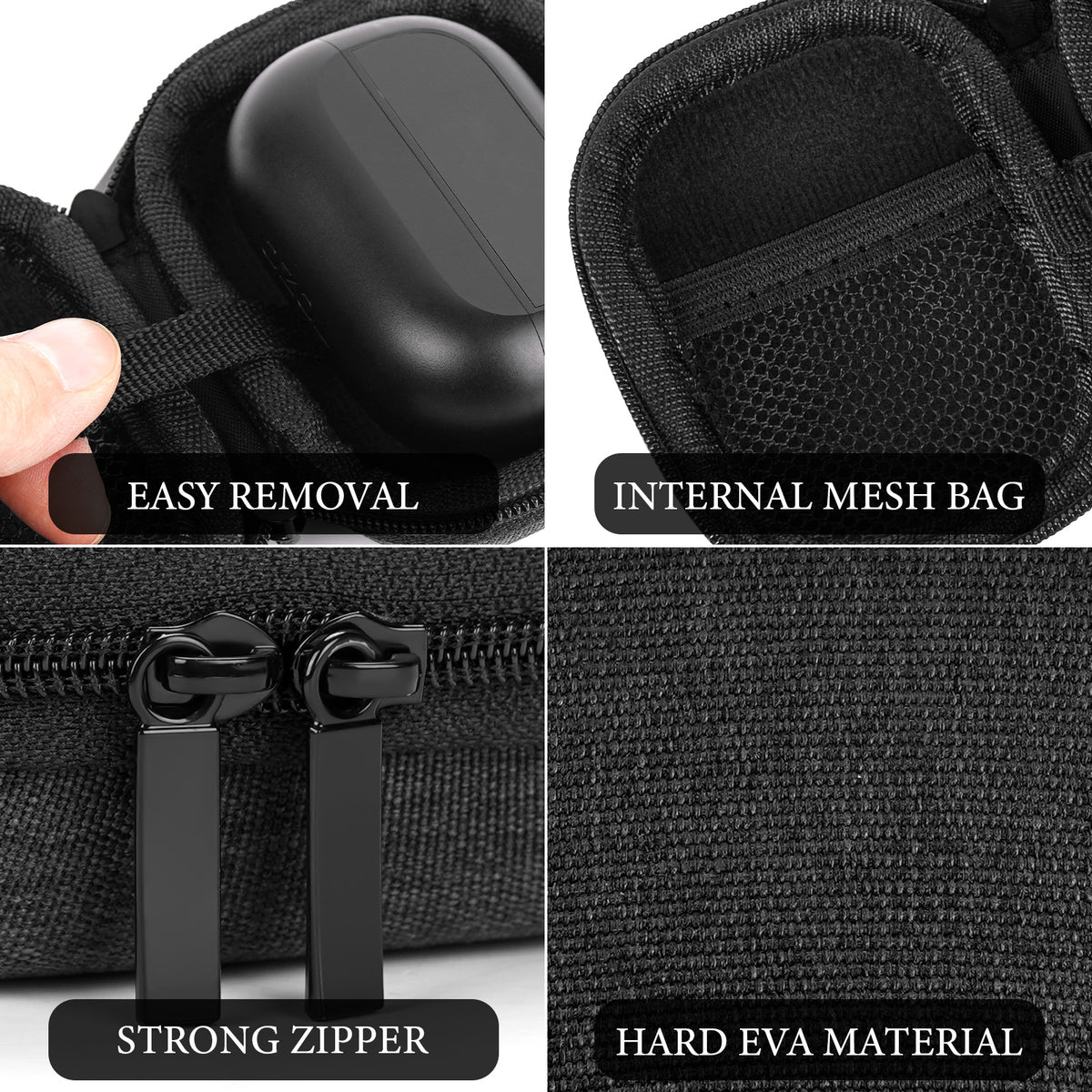 Geekria Shield Earbud Case Compatible with Sennheiser ACCENTUM Open, S