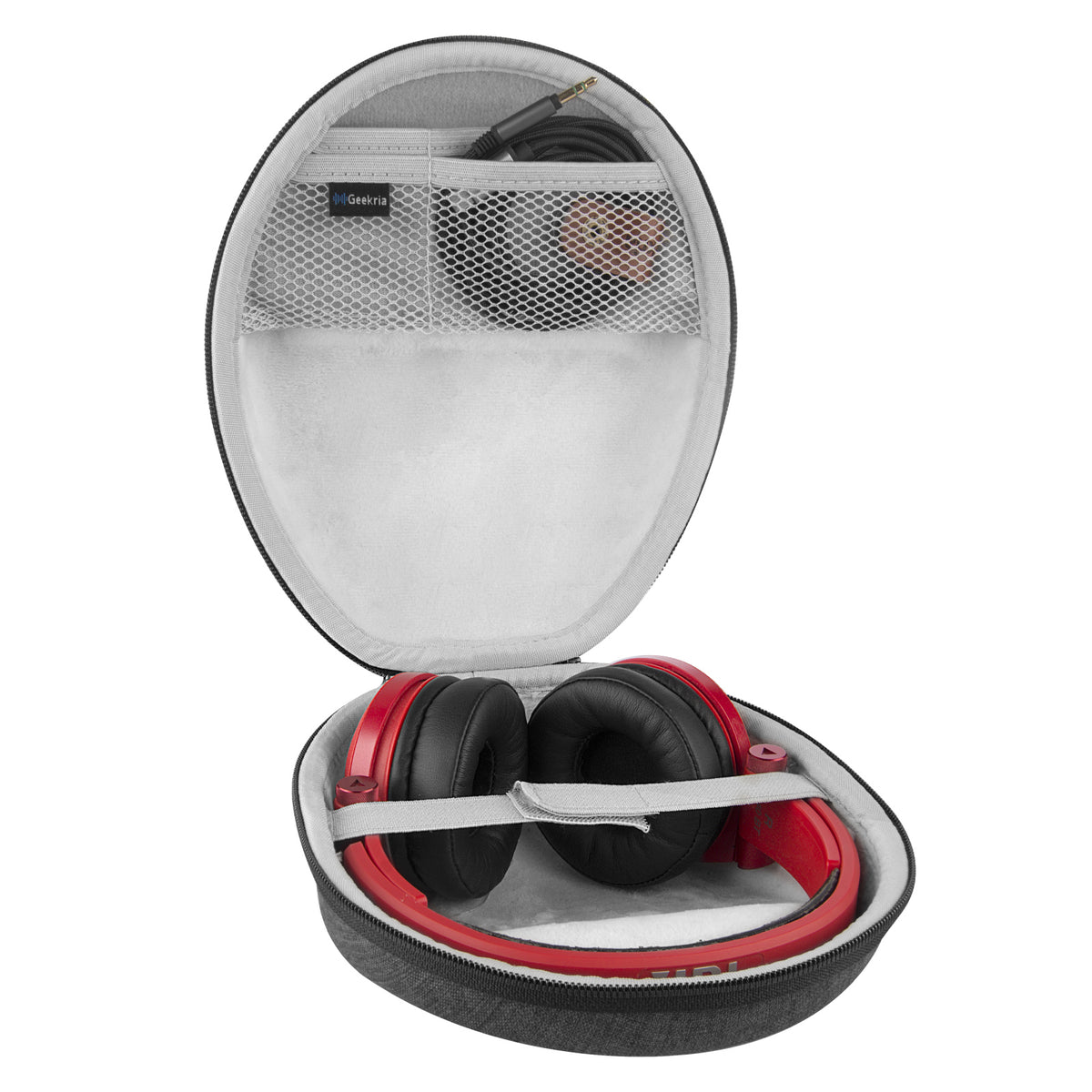 Geekria Shield Kids Headphones Case for Lay Flat On-Ear Headphone, Rep