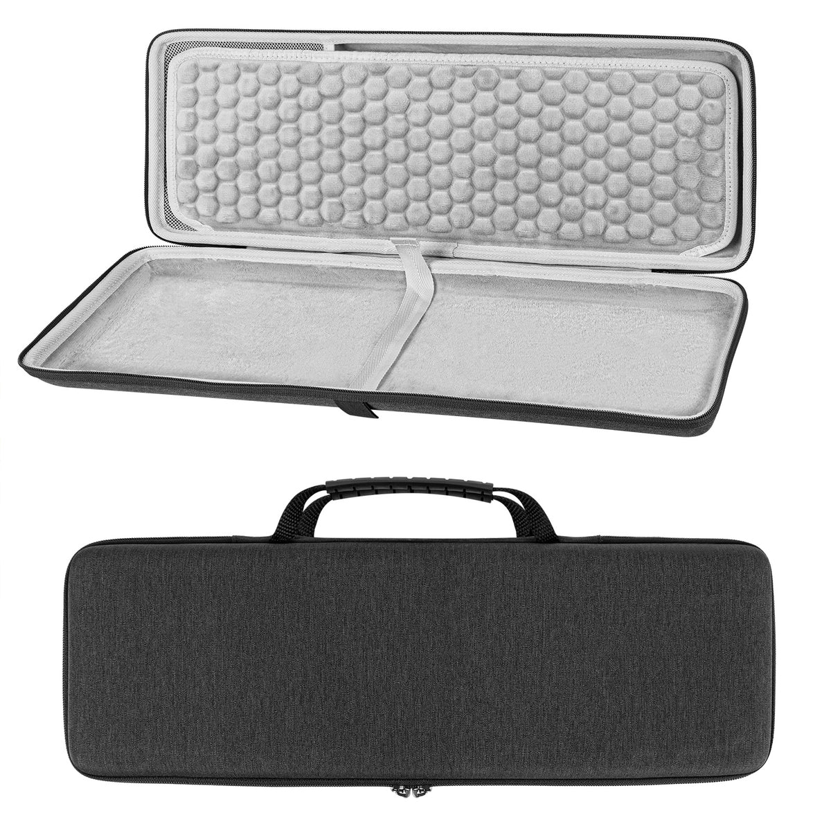 Geekria Full Size Keyboard Case, Hard Shell Travel Carrying Bag for 10