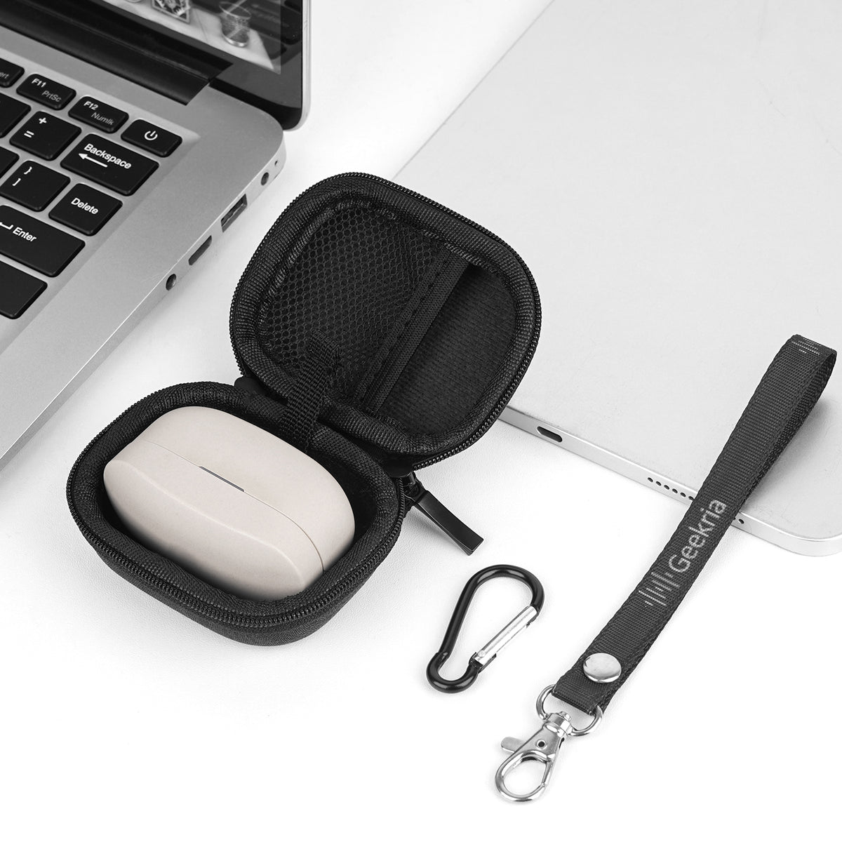 Geekria Shield Earbuds Case Compatible with Sony LinkBuds Open/Fit, WF